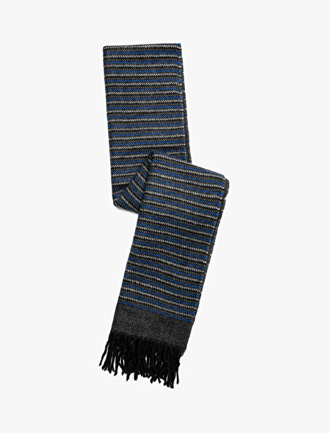 Koton Erkek Erkek Çizgili Şal Dokuma