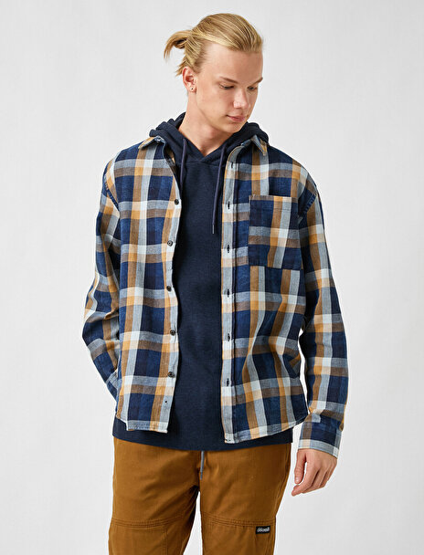 Koton Erkek Ekose Gömlek Pamuklu