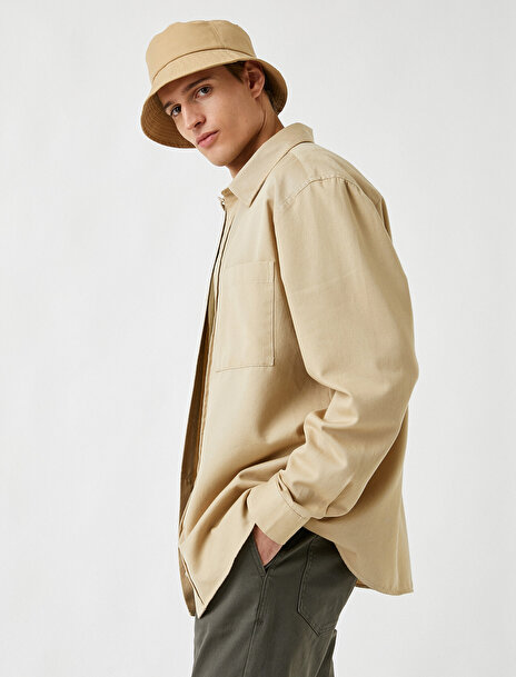 Koton Erkek Regular Fit Basic Gömlek Pamuklu