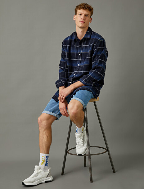 Koton Erkek Ekose Gömlek Pamuklu