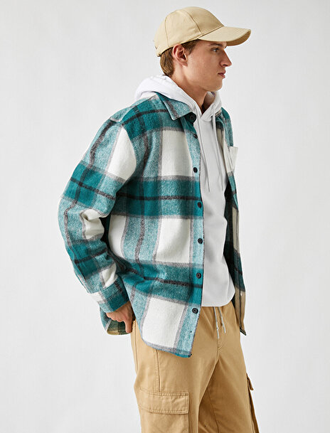 Koton Erkek Ekose Oduncu Gömlek Ceket