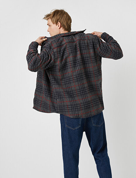 Koton Erkek Ekose Pamuklu Gömlek