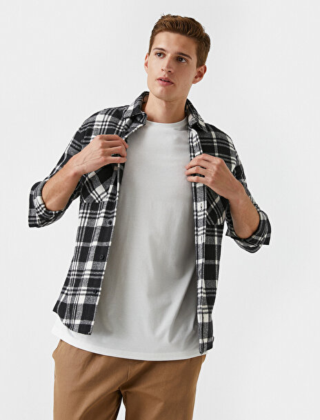 Koton Erkek Oduncu Gömleği Ekoseli