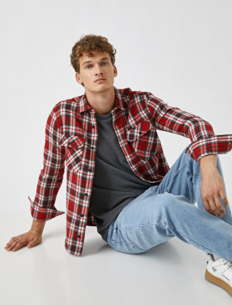 Koton Erkek Oduncu Gömleği Ekoseli