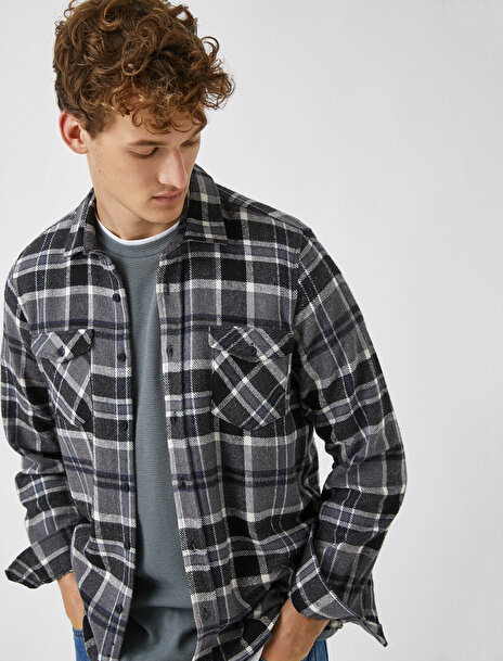 Koton Erkek Oduncu Gömleği Ekoseli