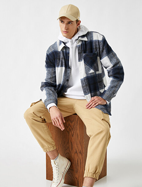 Koton Erkek Ekose Oduncu Gömlek Ceket