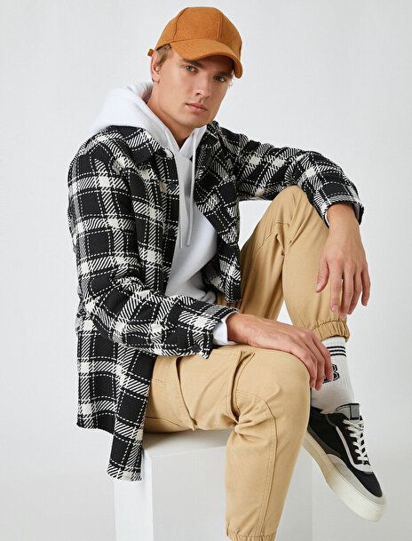 Koton Erkek Ekose Oduncu Gömlek Ceket