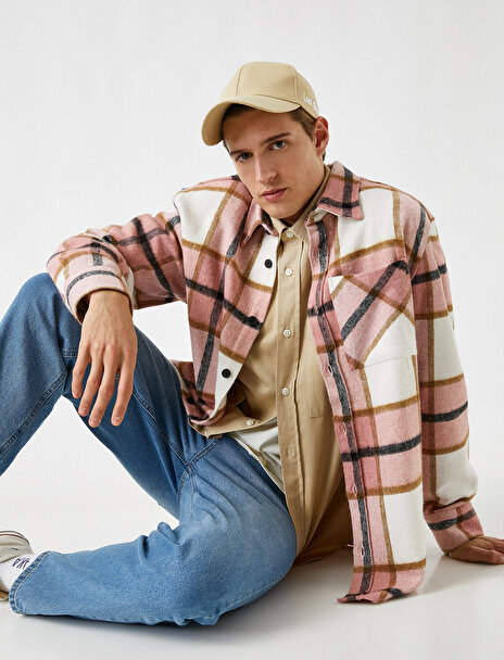 Koton Erkek Ekose Oduncu Gömlek Ceket