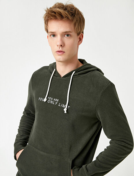 Koton Erkek Kapşonlu Polar Sweatshirt