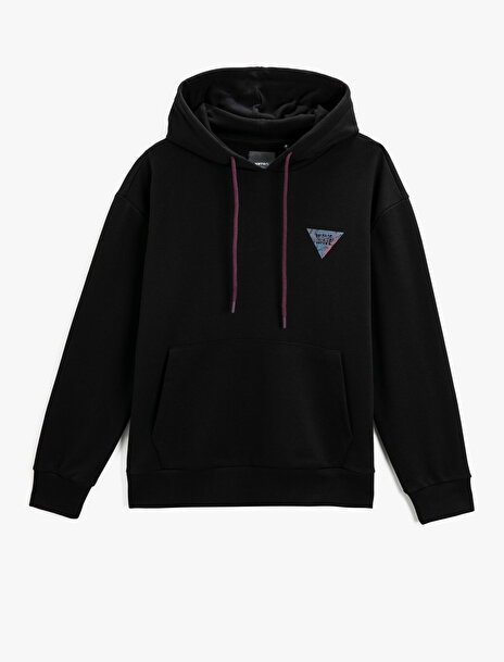 Koton Erkek Minimal Baskılı Kapüşonlu Sweatshirt Koton Erkek Minimal Baskılı Kapüşonlu Sweatshirt