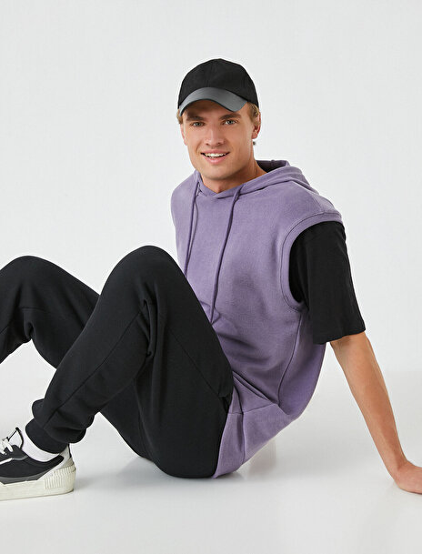Koton Erkek Kolsuz Kapüşonlu Sweatshirt