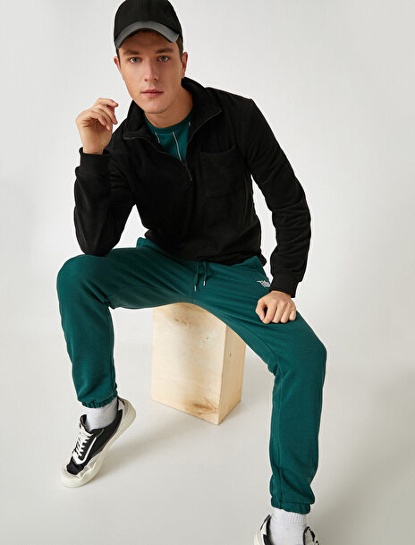 Koton Erkek Cepli Polar Sweatshirt