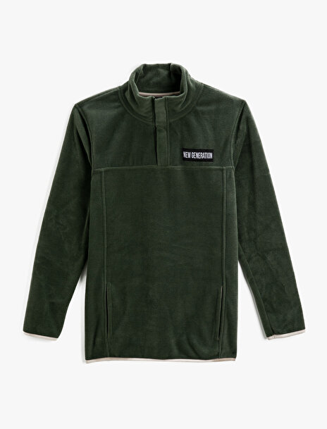 Koton Erkek Yarım Fermuarlı Polar Sweatshirt