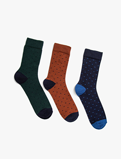 Koton Erkek Erkek Soket Çorap Seti Pamuklu