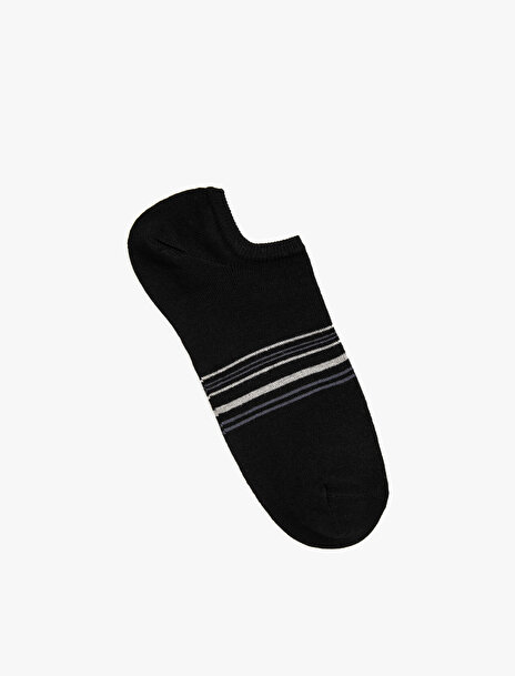 Koton Erkek Kısa Çizgili Çorap Tekli Pamuklu Koton Erkek Kısa Çizgili Çorap Tekli Pamuklu