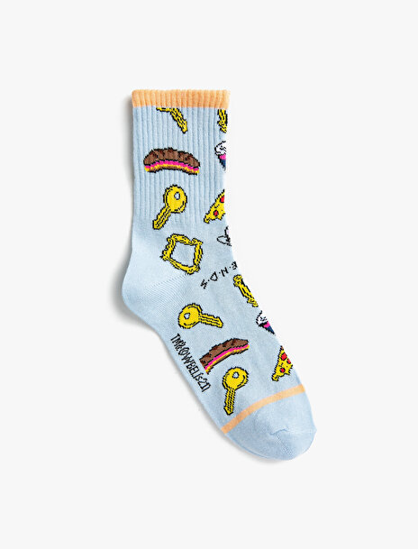 Koton Kadın Friends Lisanslı Baskılı Çorap