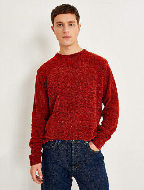 Koton Erkek Kırçıllı Triko Kazak