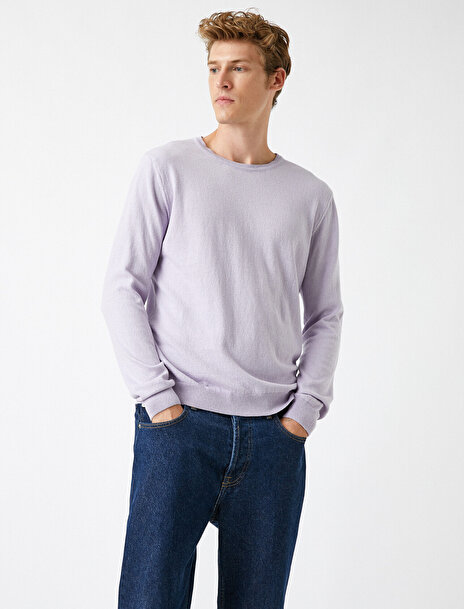 Koton Erkek Basic Kazak Pamuklu