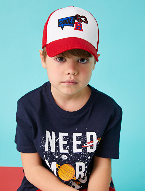 Koton Erkek Çocuk İşlemeli Şapka