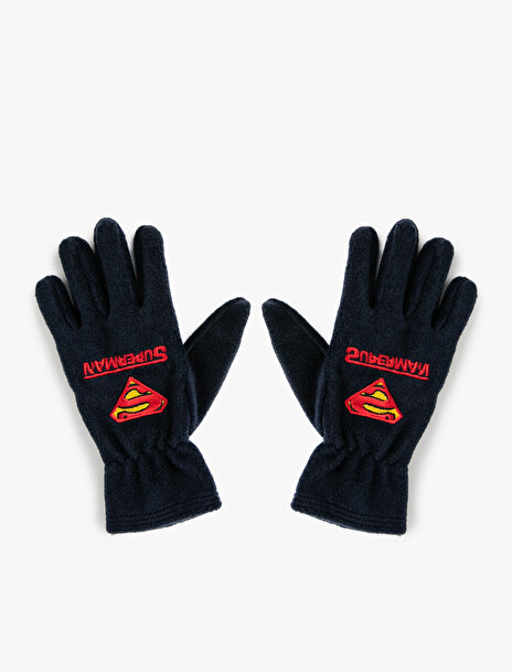 Koton Erkek Çocuk Superman Lisanslı İşlemeli Eldiven