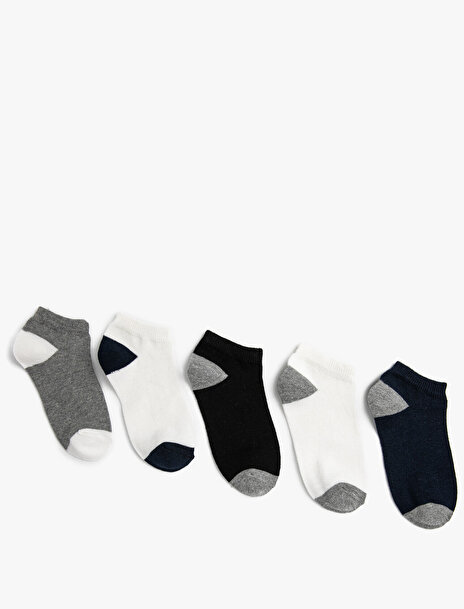 Koton Erkek Çocuk Erkek Çocuk Pamuklu Patik Çorap Seti 5'li
