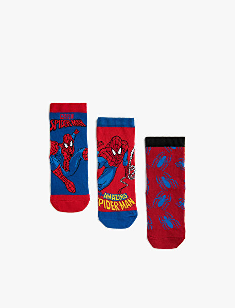 Koton Erkek Çocuk Spıderman Lisanslı Çorap Seti