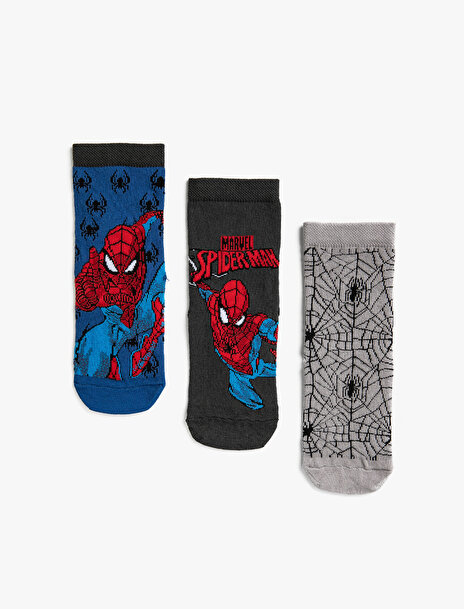 Koton Erkek Çocuk Spıderman Lisanlı Erkek Çocuk Çorap Seti