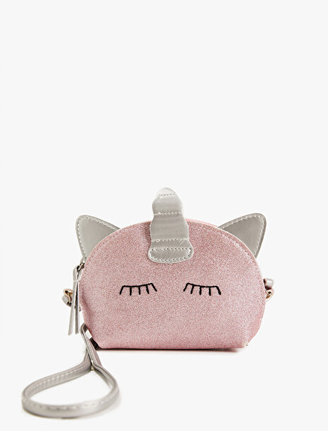 Koton Kız Çocuk İşlemeli Omuz Çantası