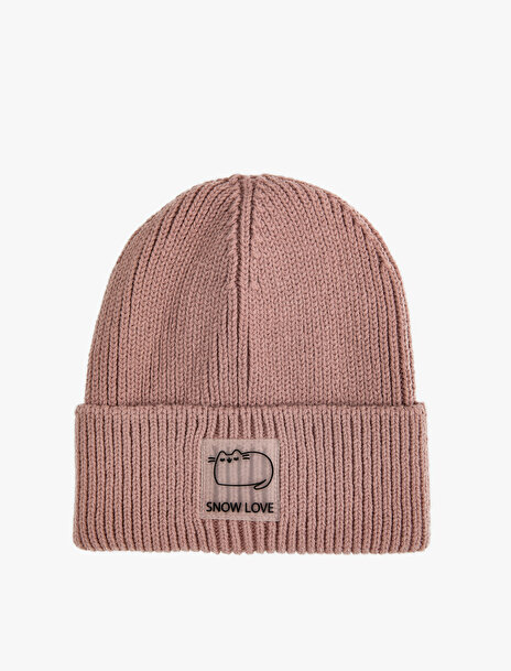 Koton Kız Çocuk Kız Çocuk Kedi Baskılı Bere