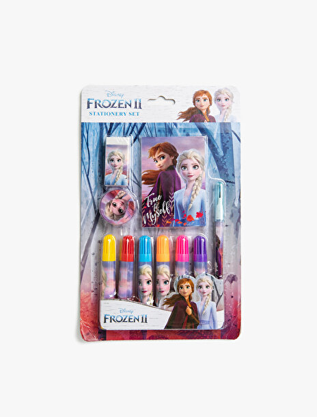 Koton Kız Çocuk Frozen Lisanslı Kırtasiye Seti