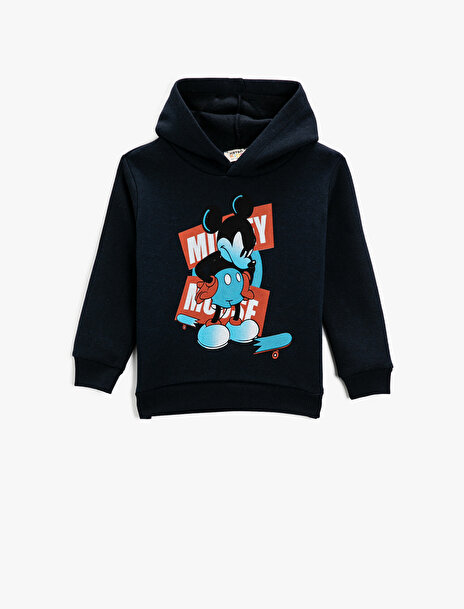 Koton Erkek Çocuk Mickey Mouse Baskılı Kapüşonlu Sweatshirt Koton Erkek Çocuk Mickey Mouse Baskılı Kapüşonlu Sweatshirt