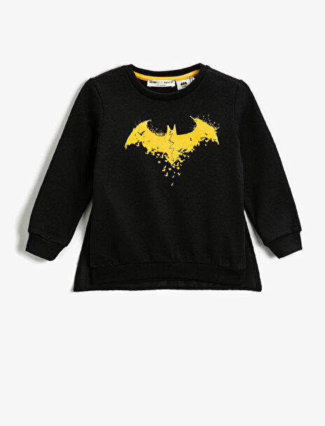 Koton Erkek Çocuk Batman Lisanslı Baskılı Sweatshirt