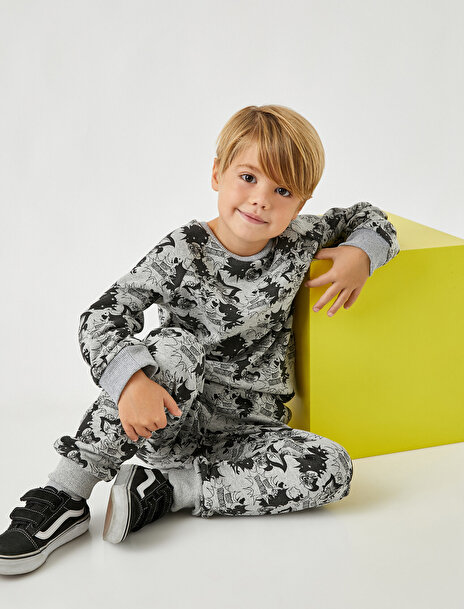 Koton Erkek Çocuk Tom and Jerry Lisanslı Baskılı Sweatshirt Uzun Kollu