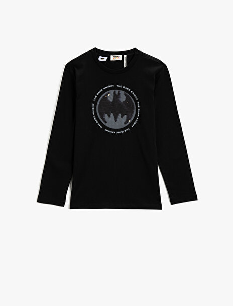 Koton Erkek Çocuk Batman Tişört Lisanslı Uzun Kollu Pamuklu Koton Erkek Çocuk Batman Tişört Lisanslı Uzun Kollu Pamuklu