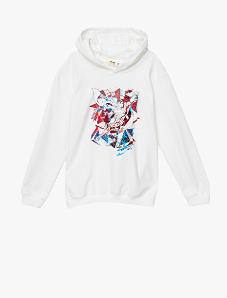 Koton Erkek Çocuk Superman Baskılı Kapüşonlu Sweatshirt Lisanslı Koton Erkek Çocuk Superman Baskılı Kapüşonlu Sweatshirt Lisanslı