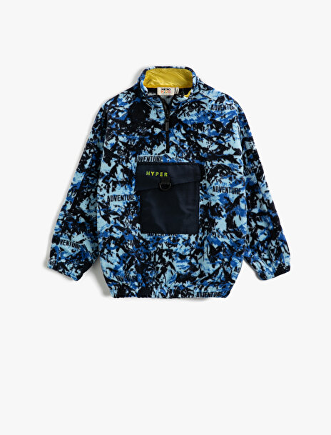 Koton Erkek Çocuk Polar Boğazlı Sweatshirt Cepli Fermuarlı Koton Erkek Çocuk Polar Boğazlı Sweatshirt Cepli Fermuarlı