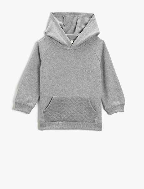 Koton Erkek Çocuk Kapüşonlu Kanguru Cepli Sweatshirt