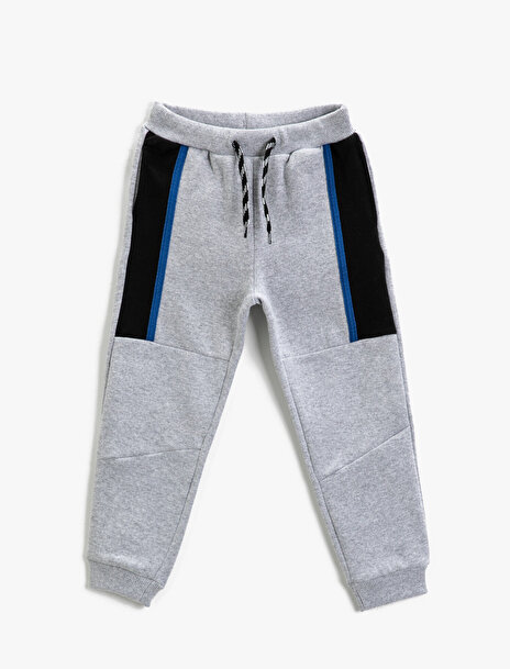 Koton Erkek Çocuk Jogger Eşofman Altı Beli Bağcıklı Pamuklu
