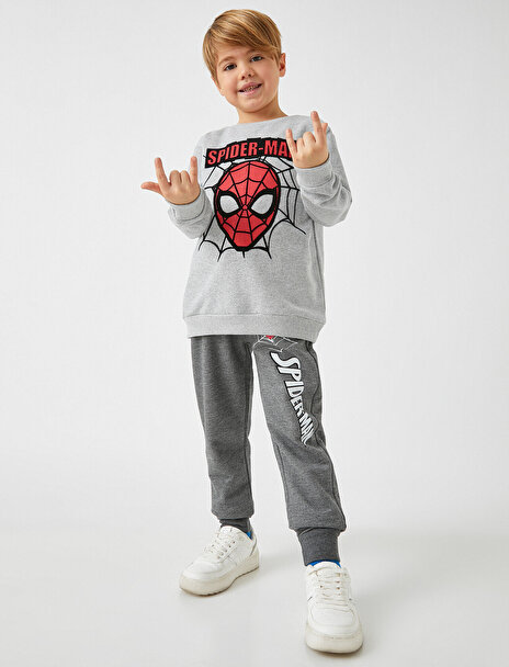 Koton Erkek Çocuk Spiderman Lisanslı Eşofman Altı Baskılı Cepli