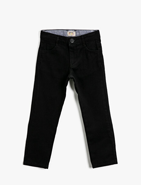 Koton Erkek Çocuk Cep Detayli Pantolon Dokuma