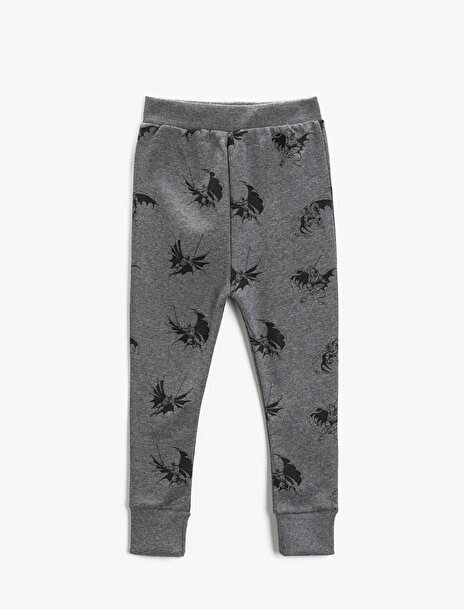 Koton Erkek Çocuk Batman Baskılı Beli Lastikli Eşorfman Altı