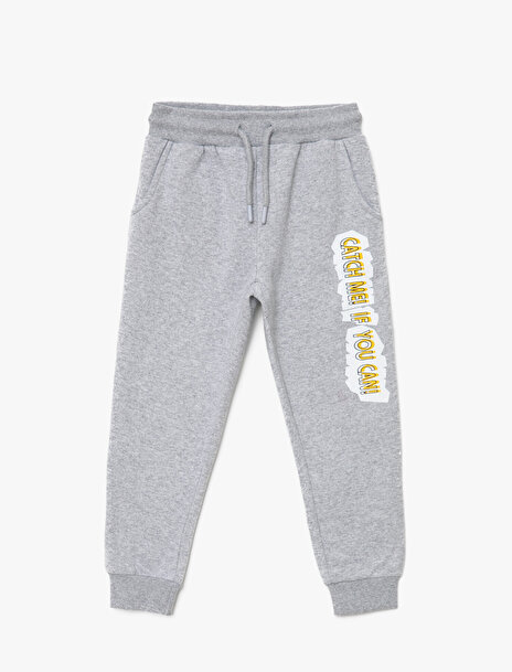 Koton Erkek Çocuk Belden Bağlamalı Baskılı Jogger Eşofman Altı