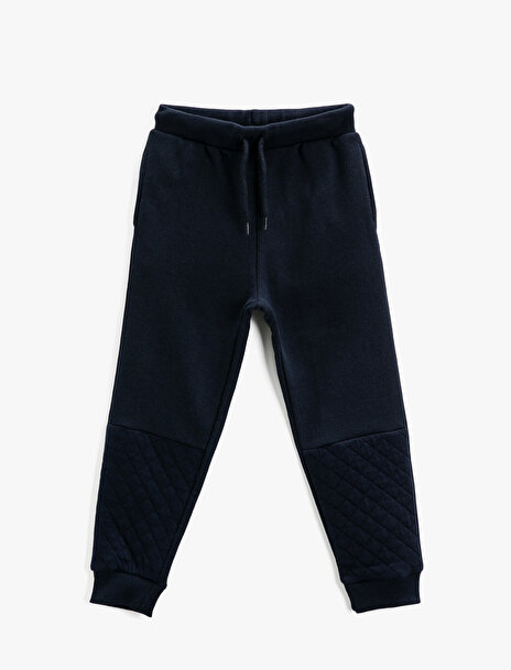 Koton Erkek Çocuk Kapitoneli Jogger Eşofman Altı Beli Bağlamalı