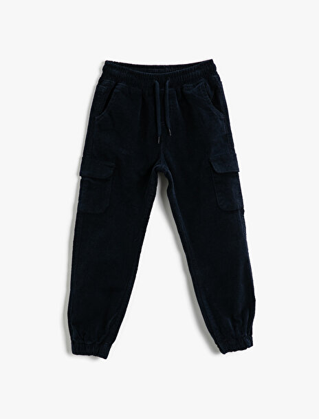 Koton Erkek Çocuk Fitilli Kadife Kargo Jogger Pantolon Pamuklu Koton Erkek Çocuk Fitilli Kadife Kargo Jogger Pantolon Pamuklu