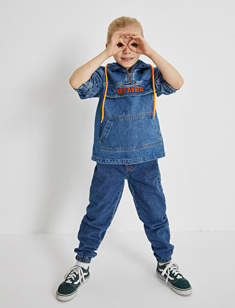 Koton Erkek Çocuk Kapüşonlu Fermuarlı Ceket Pamuklu Koton Erkek Çocuk Kapüşonlu Fermuarlı Ceket Pamuklu