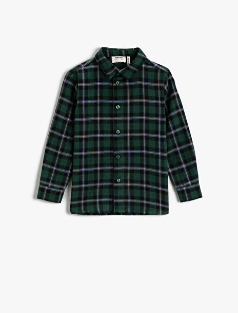 Koton Erkek Çocuk Oduncu Gömleği Uzun Kollu