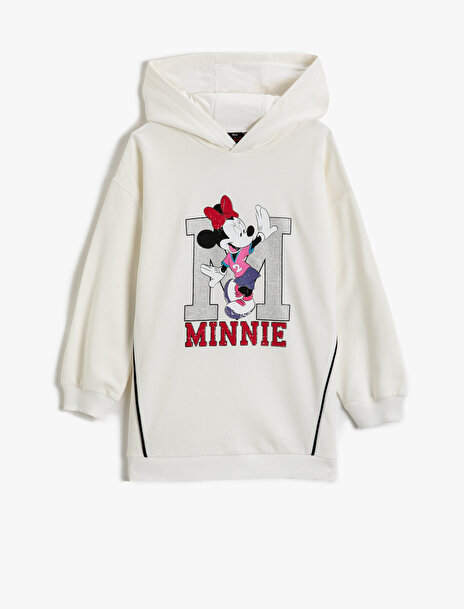 Koton Kız Çocuk Minnie Mouse Lisanslı Baskılı Kapüşonlu Sweatshirt Pamuklu Koton Kız Çocuk Minnie Mouse Lisanslı Baskılı Kapüşonlu Sweatshirt Pamuklu