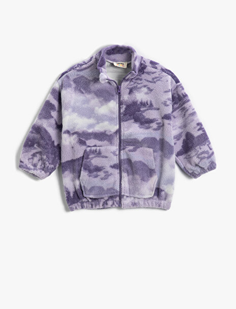 Koton Kız Çocuk Yarım Balıkçı Yaka Kanguru Cepli Polar Sweatshirt Koton Kız Çocuk Yarım Balıkçı Yaka Kanguru Cepli Polar Sweatshirt