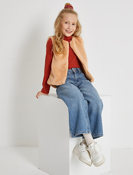 Koton Kız Çocuk Suni Kürk Yelek