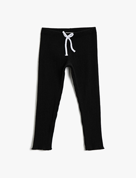 Koton Kız Çocuk Fitilli Tayt Önden Bağlamalı